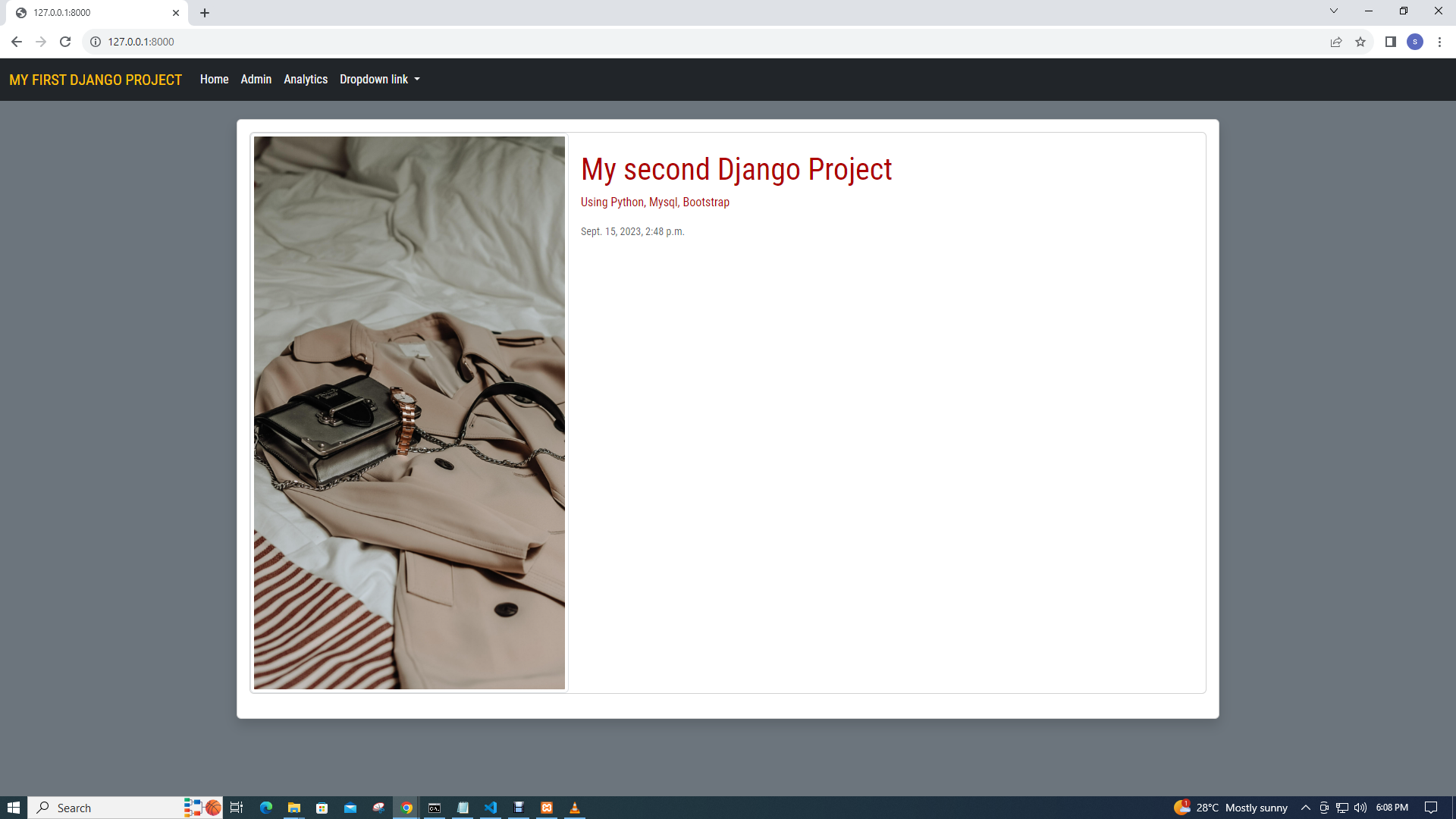 Github Shamiratymy First Django Project How To Start Website Project Using Django With Mysql