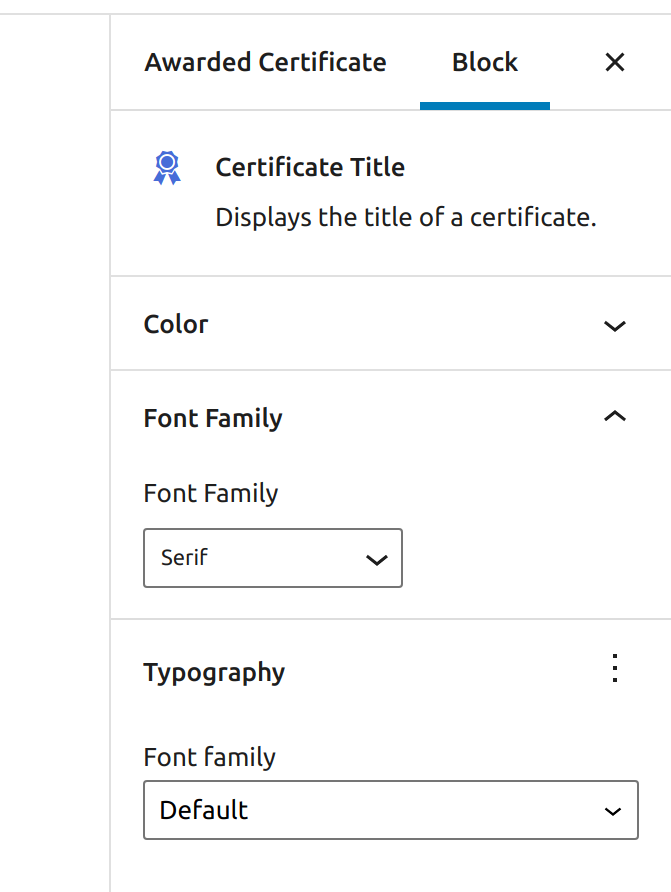 [6.x] Cert title typography selector is broken since WP 5.9-rc4 · Issue #1956 · gocodebox ...