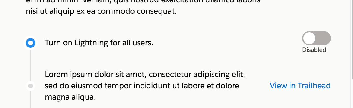 Setup Assistant: Sub-step border, Time padding · Issue #2028 · salesforce/design-system-react ...