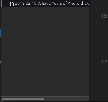 Bottom scroll bar in File tree view disappear · Issue #3372 · typora/typora-issues · GitHub