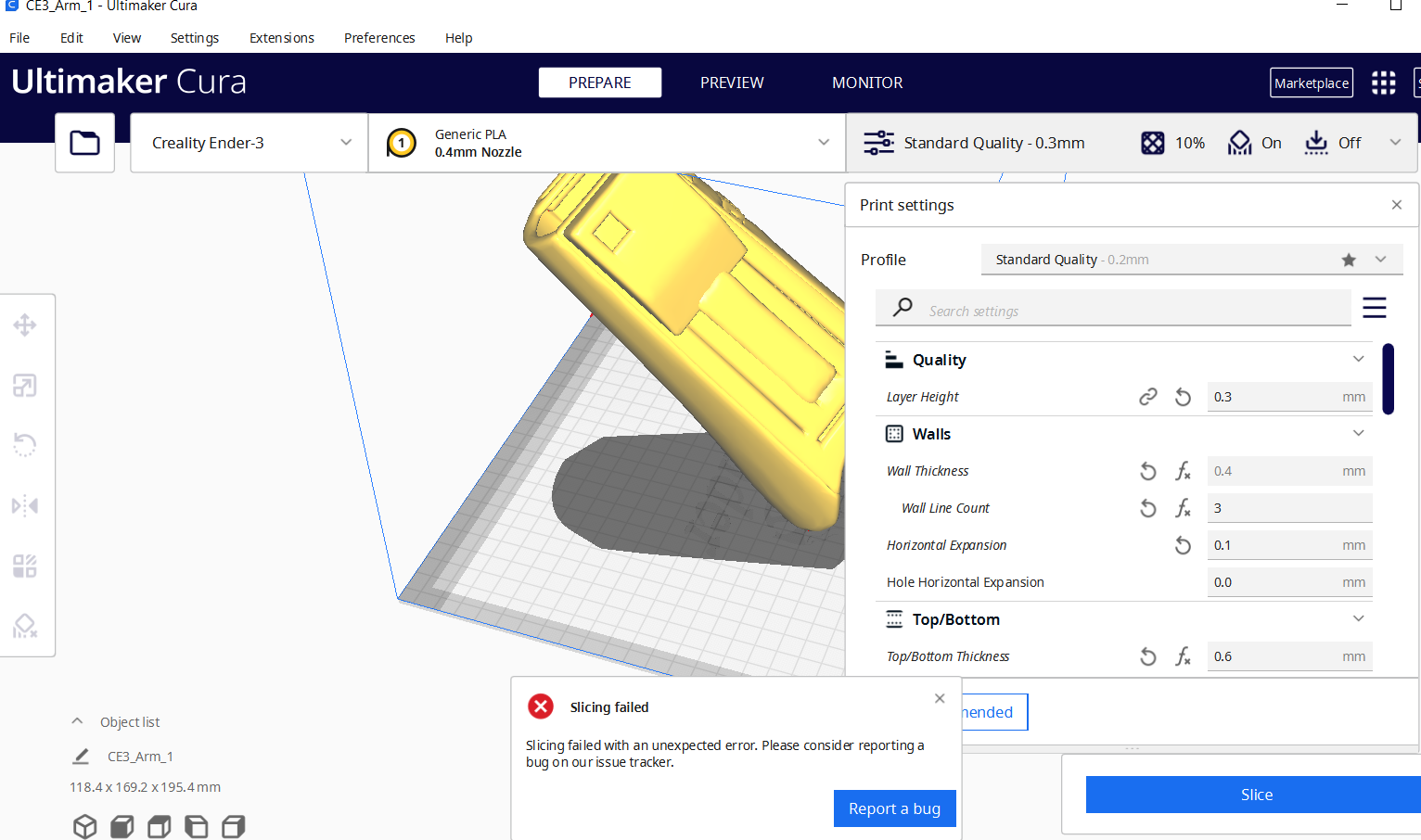 Bug Cura · Issue 15060 · Ultimakercura · Github 