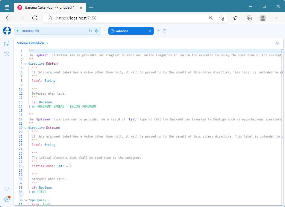 Simple example has no Operations showing · Issue #4459 · ChilliCream/graphql-platform · GitHub
