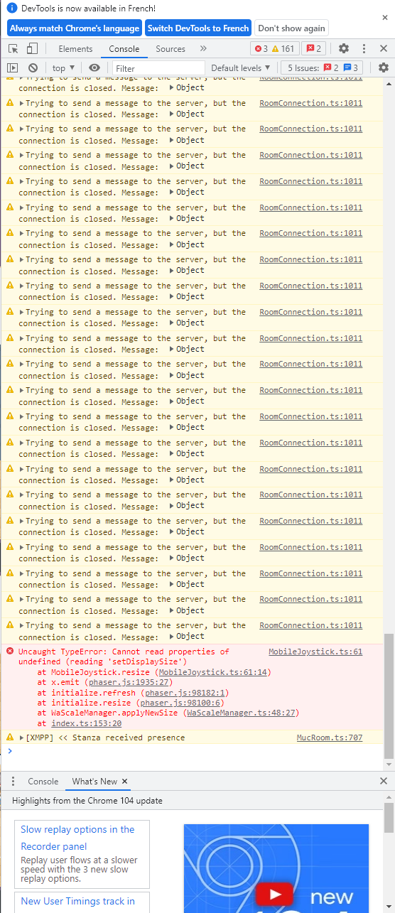 Virtual Joystick sporadic error · Issue #2549 · workadventure/workadventure · GitHub