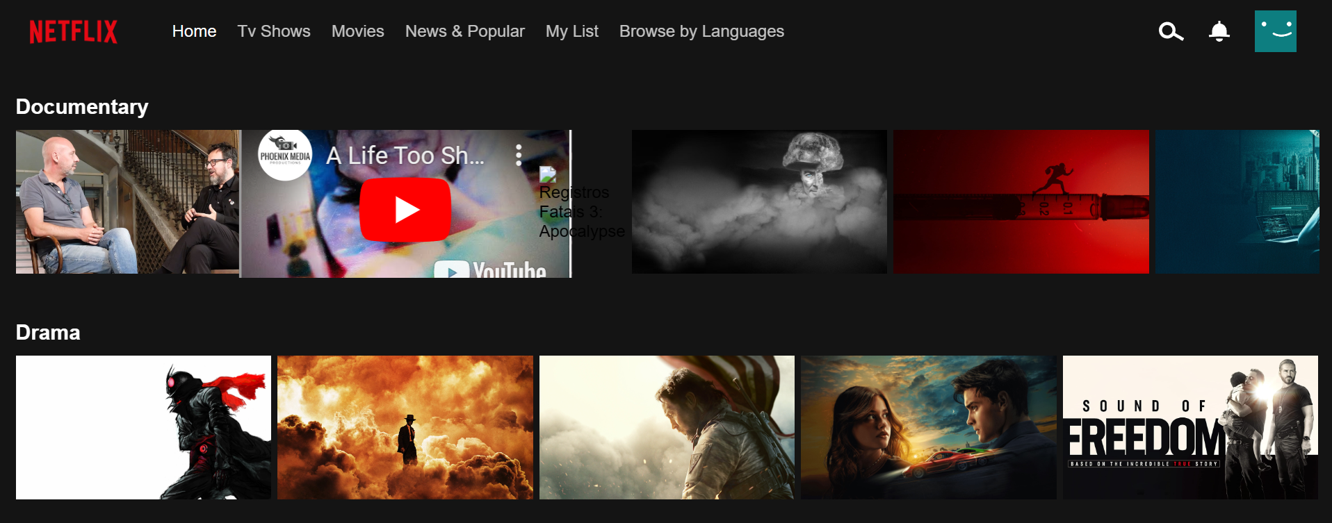 GitHub - Ayushhap/Netflix-Clone-GoLive: A Netflix clone is made up Html CSS and JavaScript. It ...