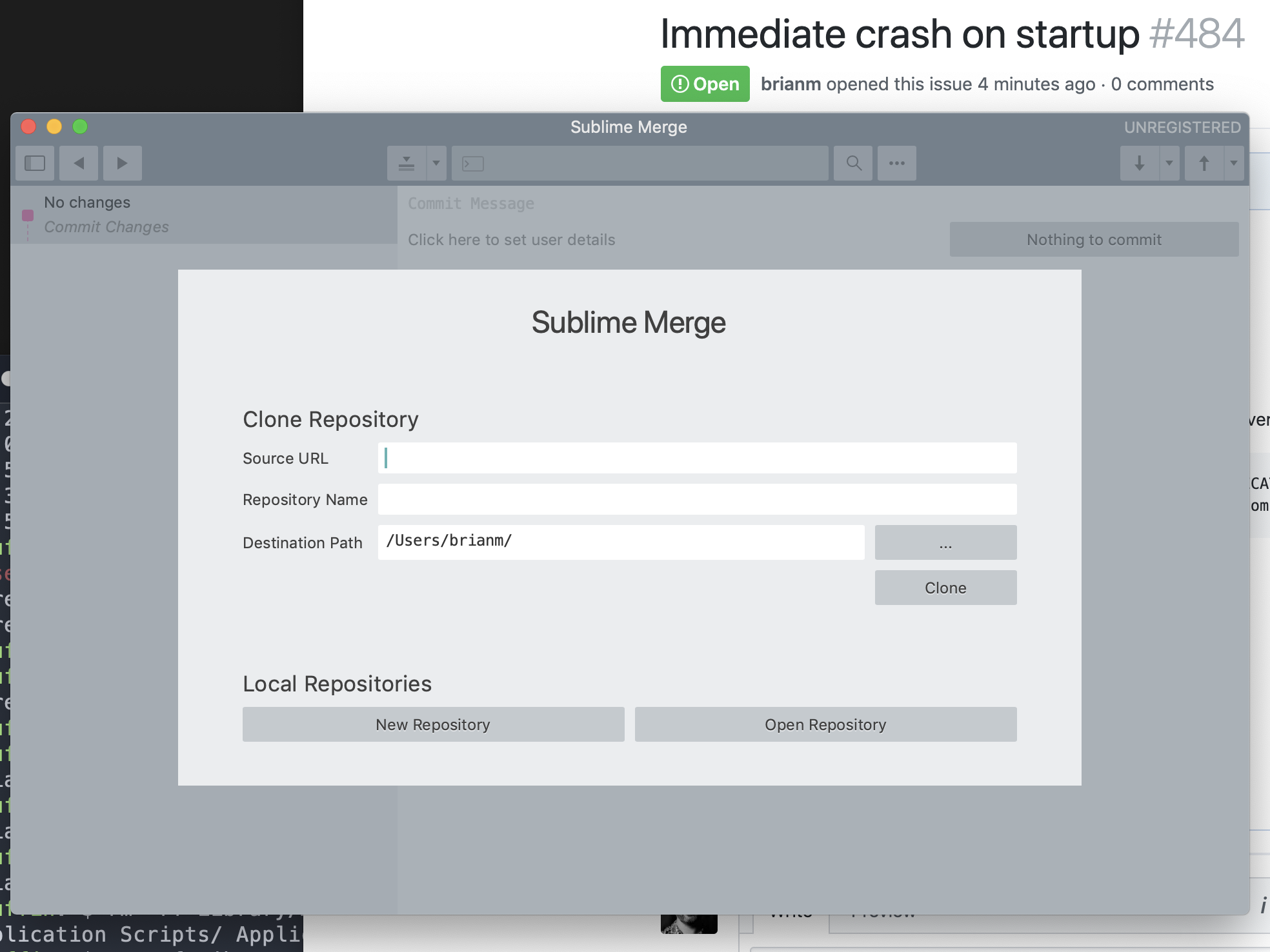Immediate crash on startup · Issue #484 · sublimehq/sublime_merge · GitHub