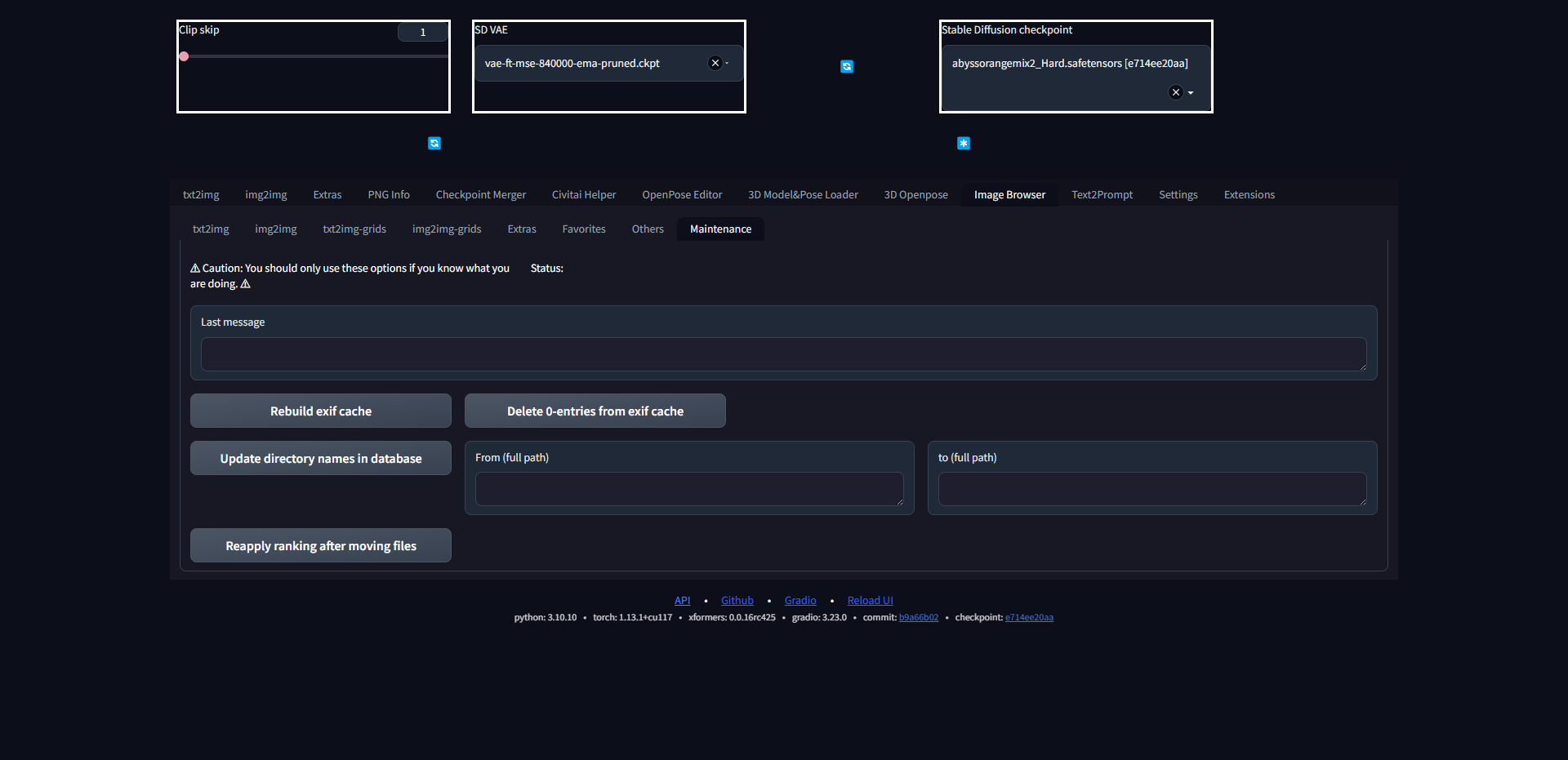Issue with Gradio · Issue #127 · AlUlkesh/stable-diffusion-webui-images-browser · GitHub