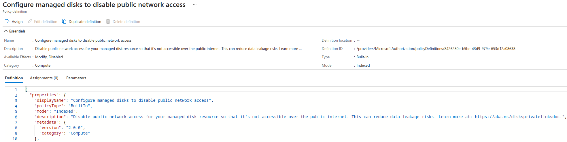 Support NetworkAccessPolicy as part of OSDisk specs · Issue #21325 · Azure/azure-rest-api-specs ...