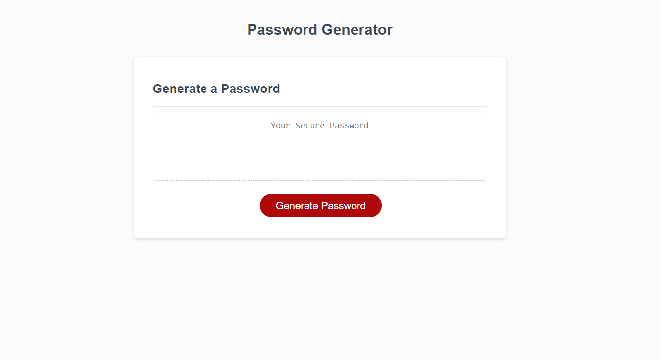 GitHub - JuanSanchez39/Password-Generator
