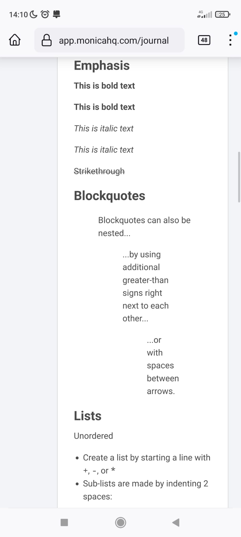 Journal layout issues and missing markdown on mobile · Issue #6331 · monicahq/monica · GitHub