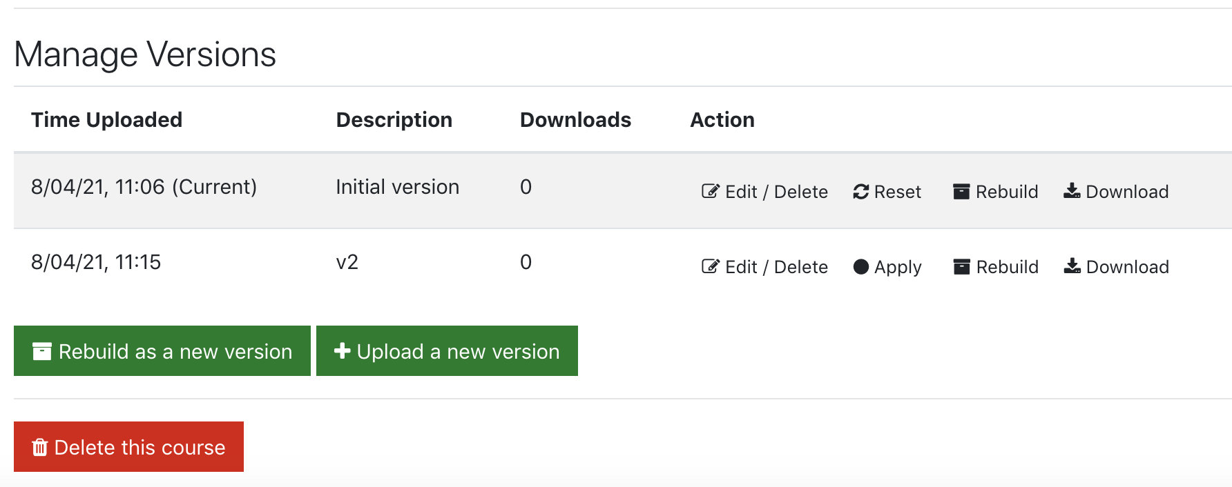 Add Rebuild Feature · Issue #3 · ponlawat-w/moodle-block_hubcourseupload · GitHub