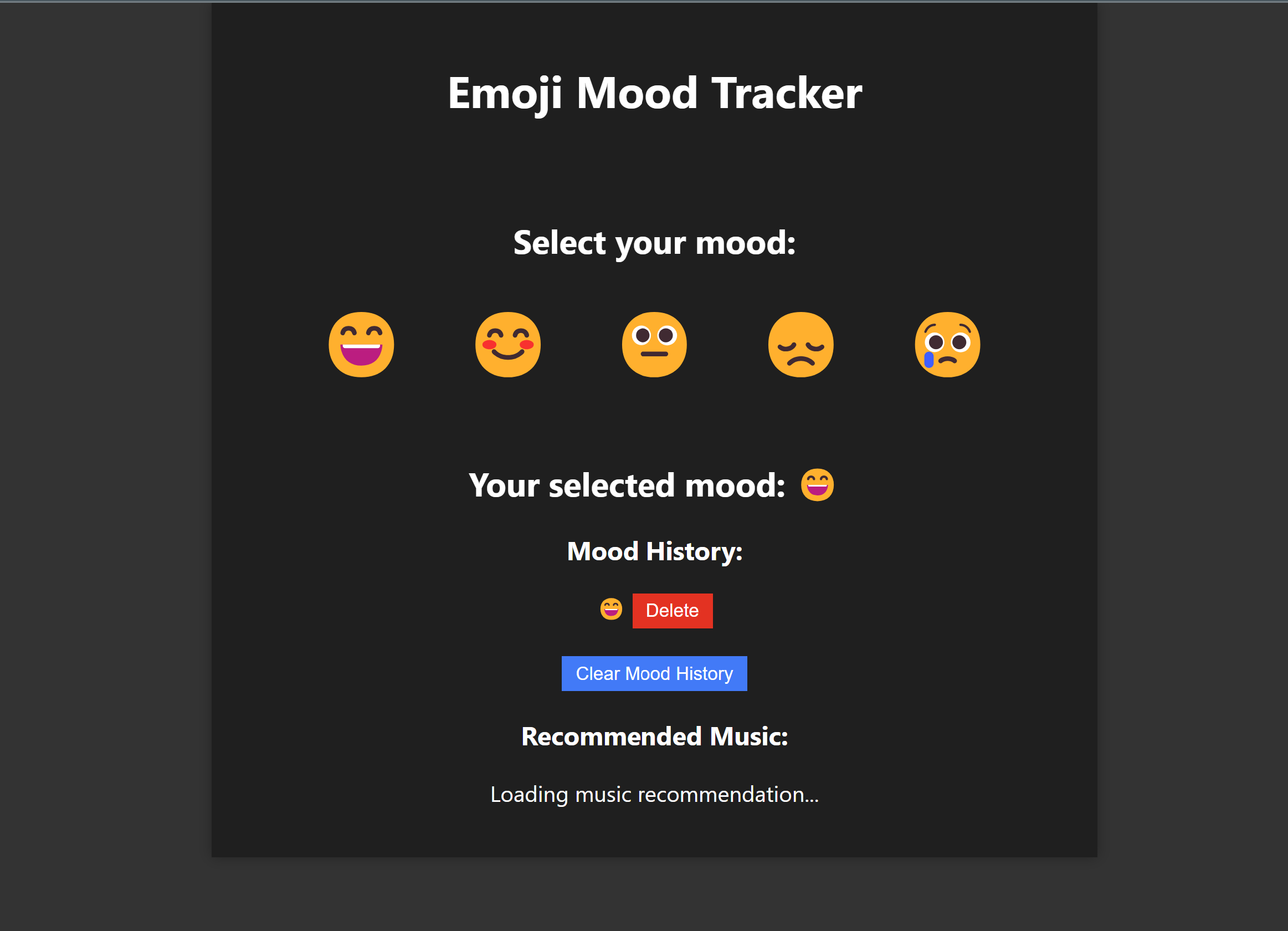 GitHub - LabibBhuiyan/moodify: Music Recommendation based on Emojis