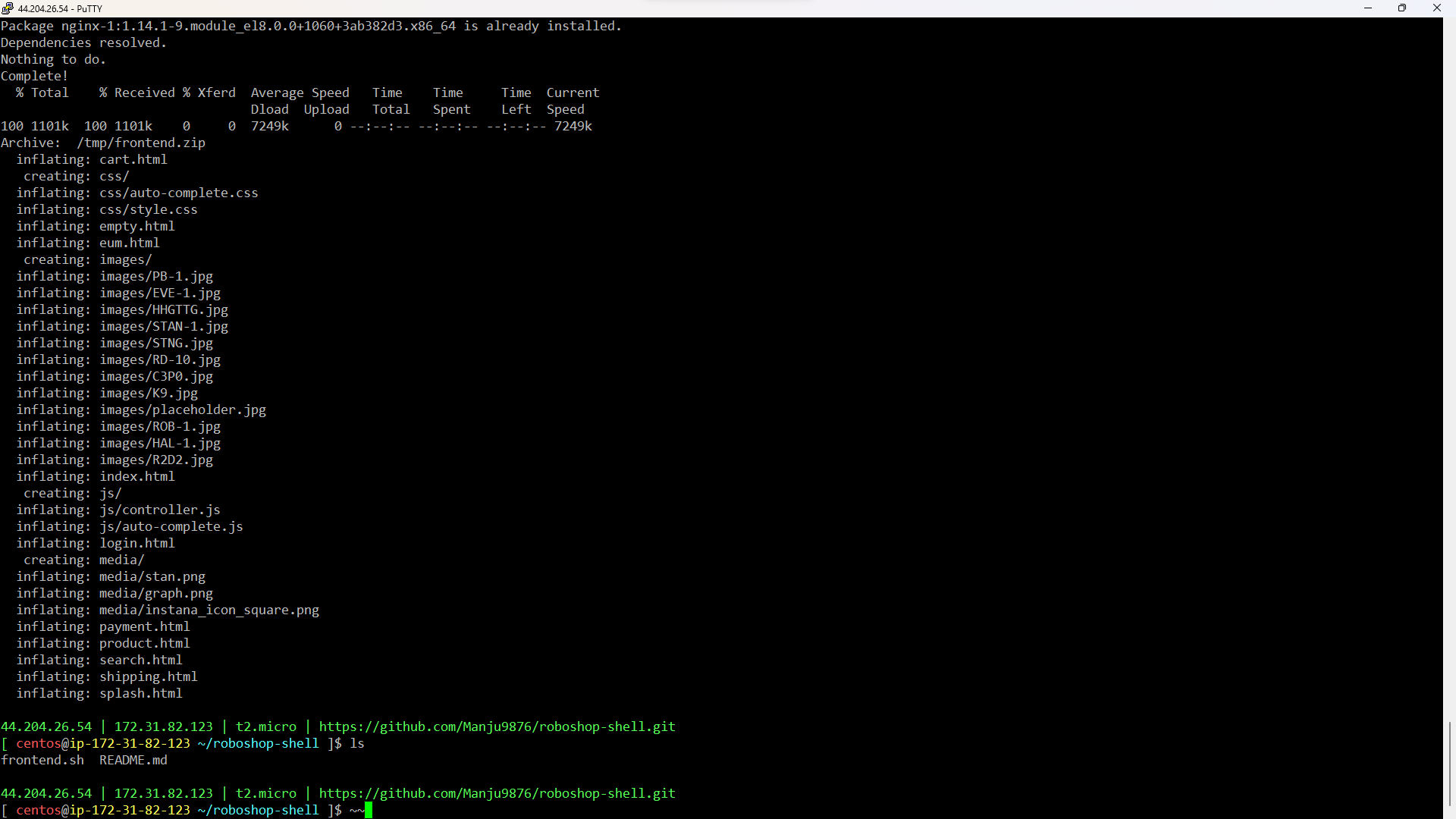 script issue, not execute the unzip command · learndevopsonline learndevopsonline · Discussion ...