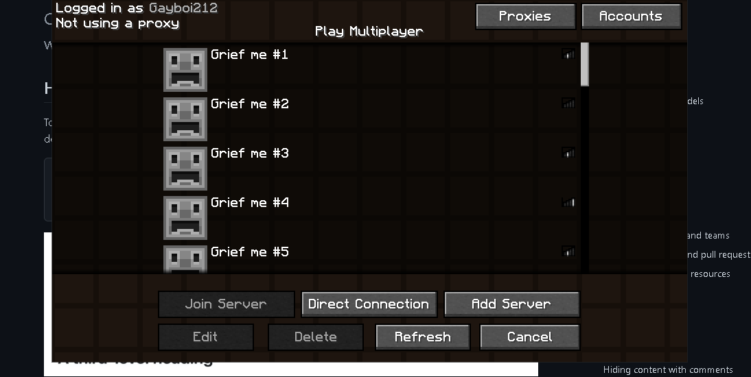 [bug] · Issue 3534 · Meteordevelopment Meteor Client · Github