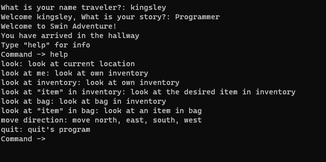 GitHub - KingsleyBrodie35/SwinAdventure