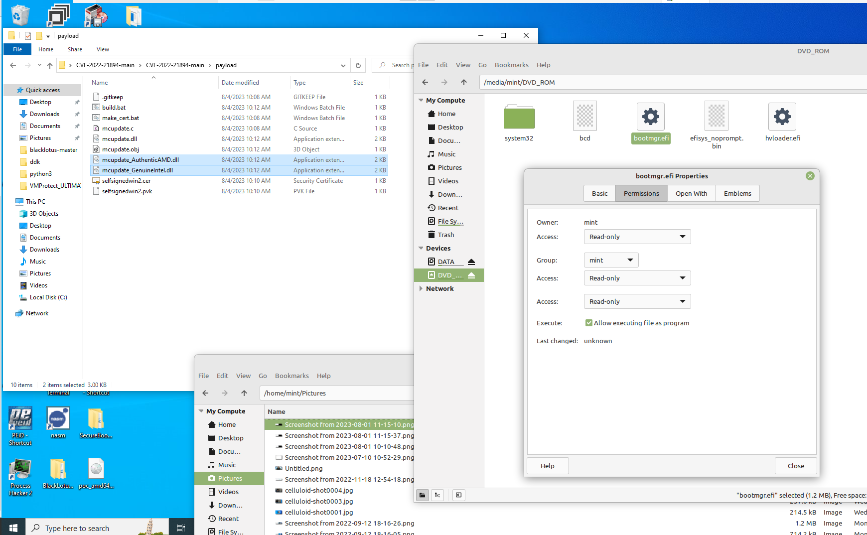 POC utilization · Issue #4 · Wack0/CVE-2022-21894 · GitHub