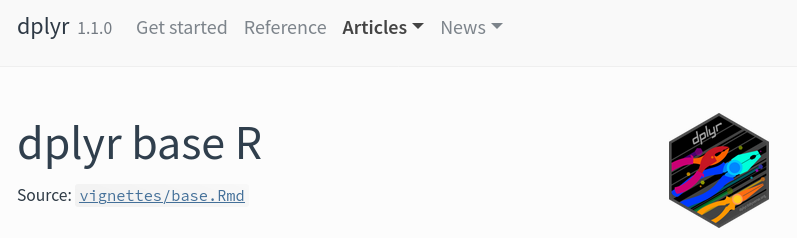 Article Title On Pkgdown Website Lacks Special Characters · Issue 6769 · Tidyverse Dplyr · Github