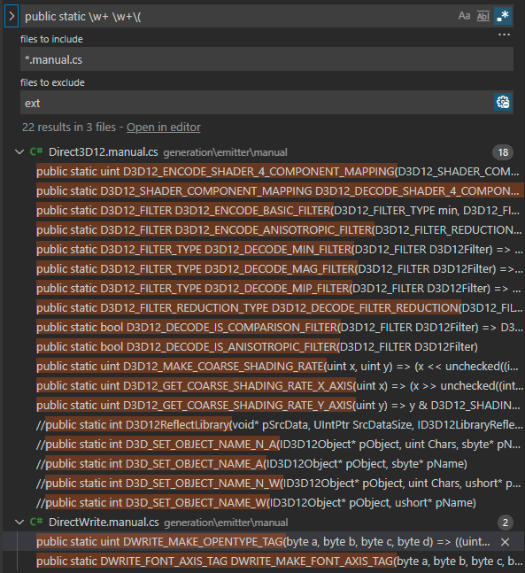 Macros manually defined as functions are not included in the .winmd ...