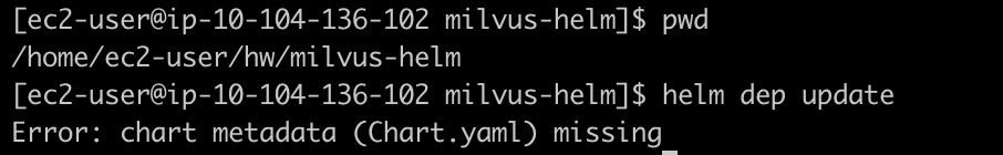 按照https://milvus.io/cn/docs/v0.10.2/mishards.md 在K8S上搭建MIshard.执行helm dep update，报错：Error: chart ...