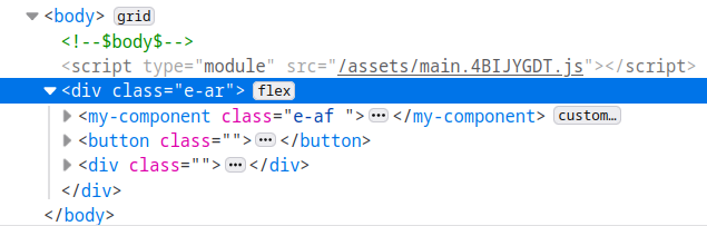 Components that inherit from another class do not render with the appropriate CSS class · Issue ...