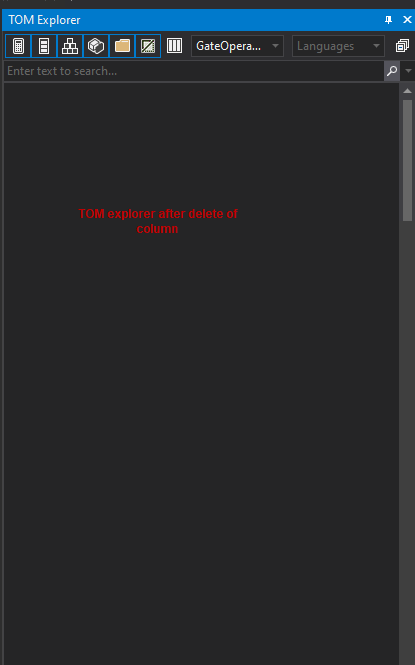 TOM explorer is cleared (emptied) after delete of column of table · Issue #1160 · TabularEditor ...