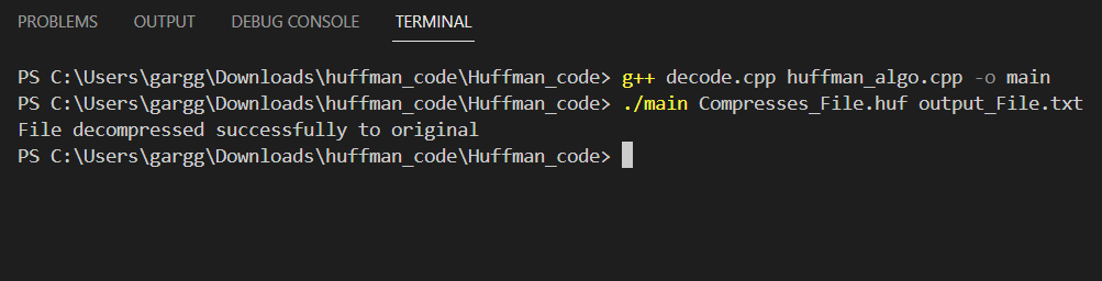 Github Yuvg03text File Compression Using Huffman 6627