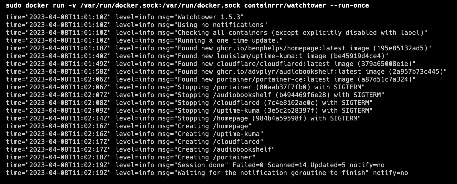 watchtower widget · gethomepage homepage · Discussion #622 · GitHub