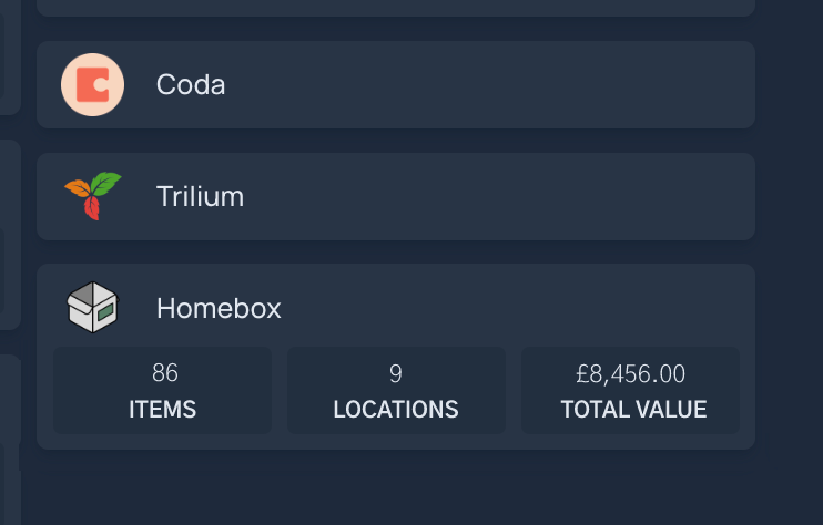 [Feature Request] Homebox - home inventory mgmnt · gethomepage homepage · Discussion #1389 · GitHub