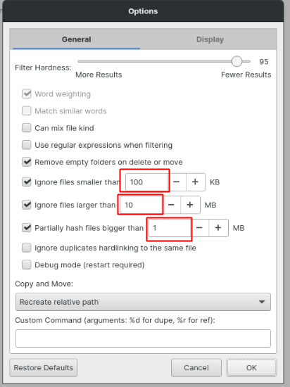 resize preference dialog file size box by chchia · Pull Request #935 · arsenetar/dupeguru · GitHub