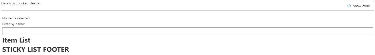 ScrollablePane DetailsList Example doesn't work with Sticky Footer · Issue #5547 · microsoft ...