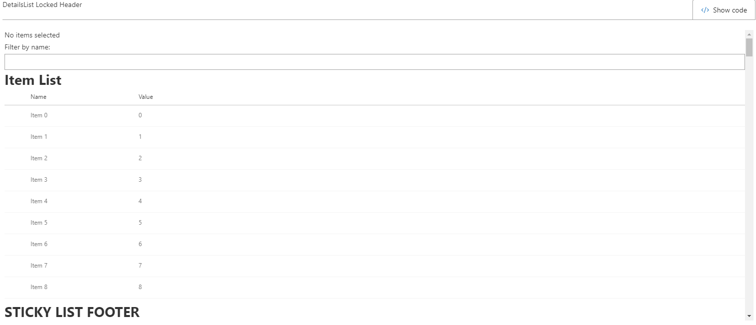 ScrollablePane DetailsList Example doesn't work with Sticky Footer · Issue #5547 · microsoft ...