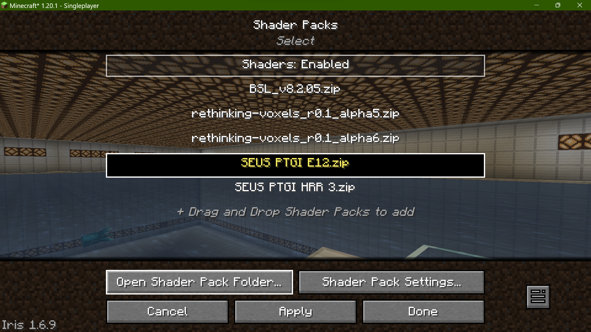 SEUS PTGI not working · Issue #2141 · IrisShaders/Iris · GitHub