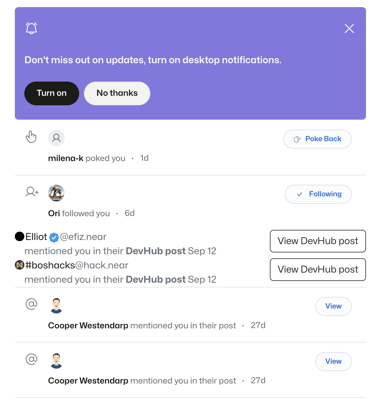 dApp Notification UI Inconsistency in Notification Tab · Issue #627 · near/near-discovery · GitHub