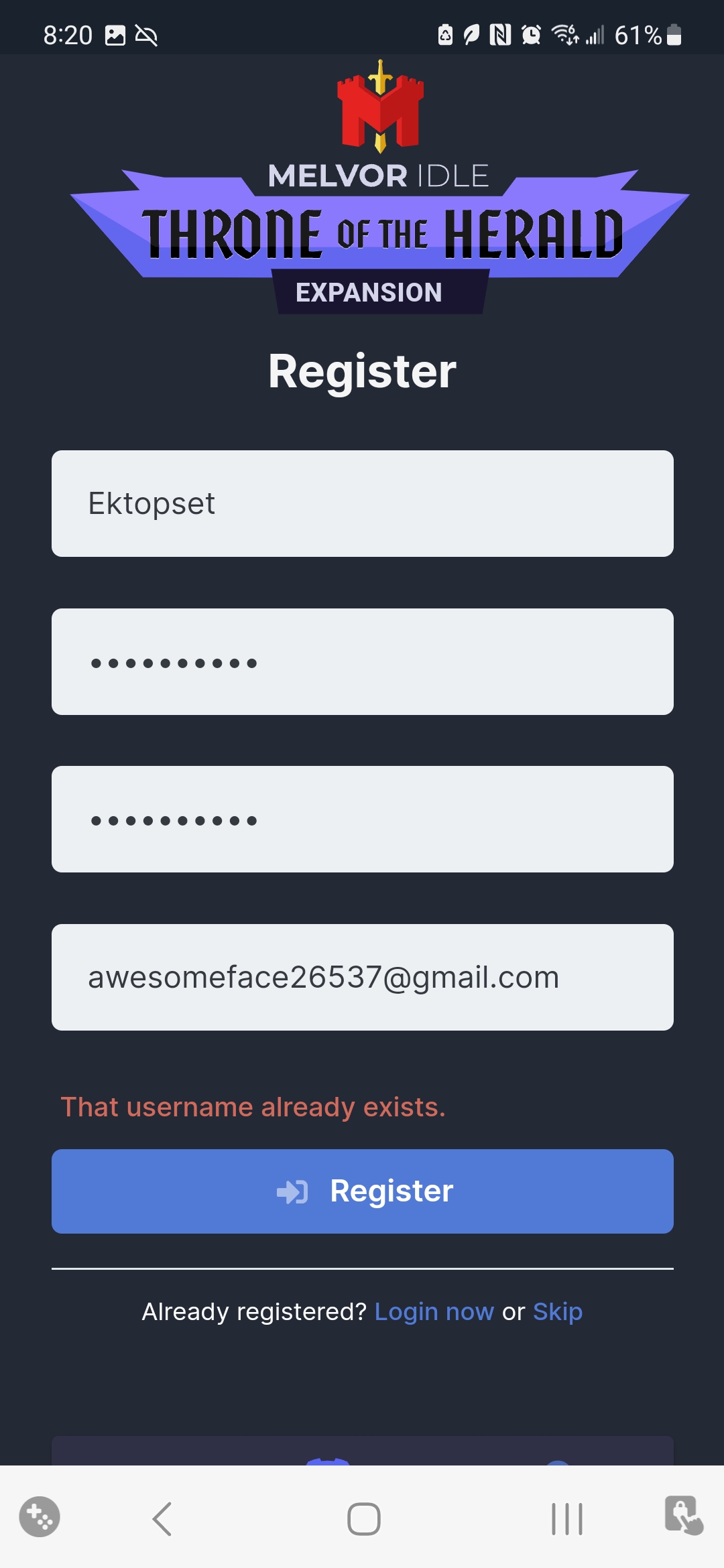 [Bug]: cannot reset passord, find old email account, or make new account · Issue #3279 ...