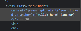 Cannot create dataset item with "javascript:.." content links · Issue ...