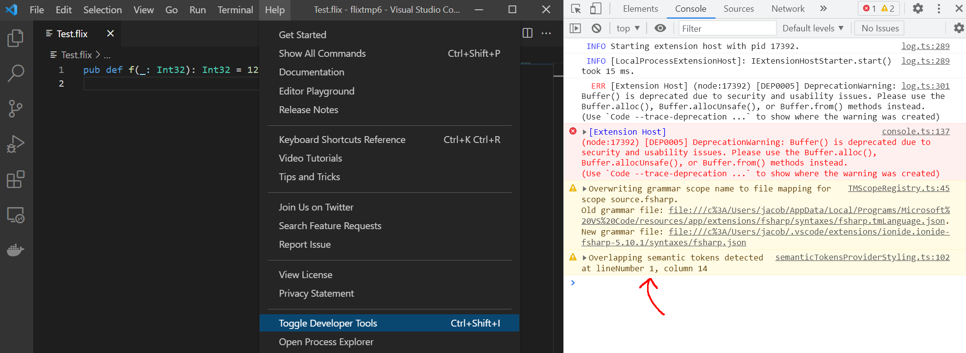 Lsp Using Underscore As Parameter Name Causes Overlapping Semantic Tokens To Be Produced 4622