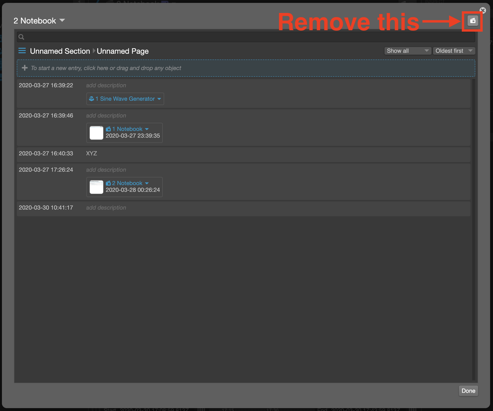 [Notebook] [V2.0]: Remove 'new notebook entry' button inside Preview. · Issue #2821 · nasa ...