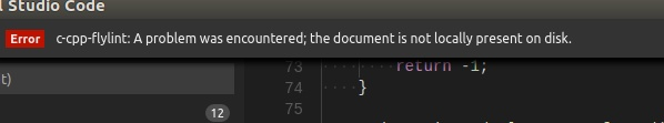 Errors on non-disk files · Issue #5 · jbenden/vscode-c-cpp-flylint · GitHub