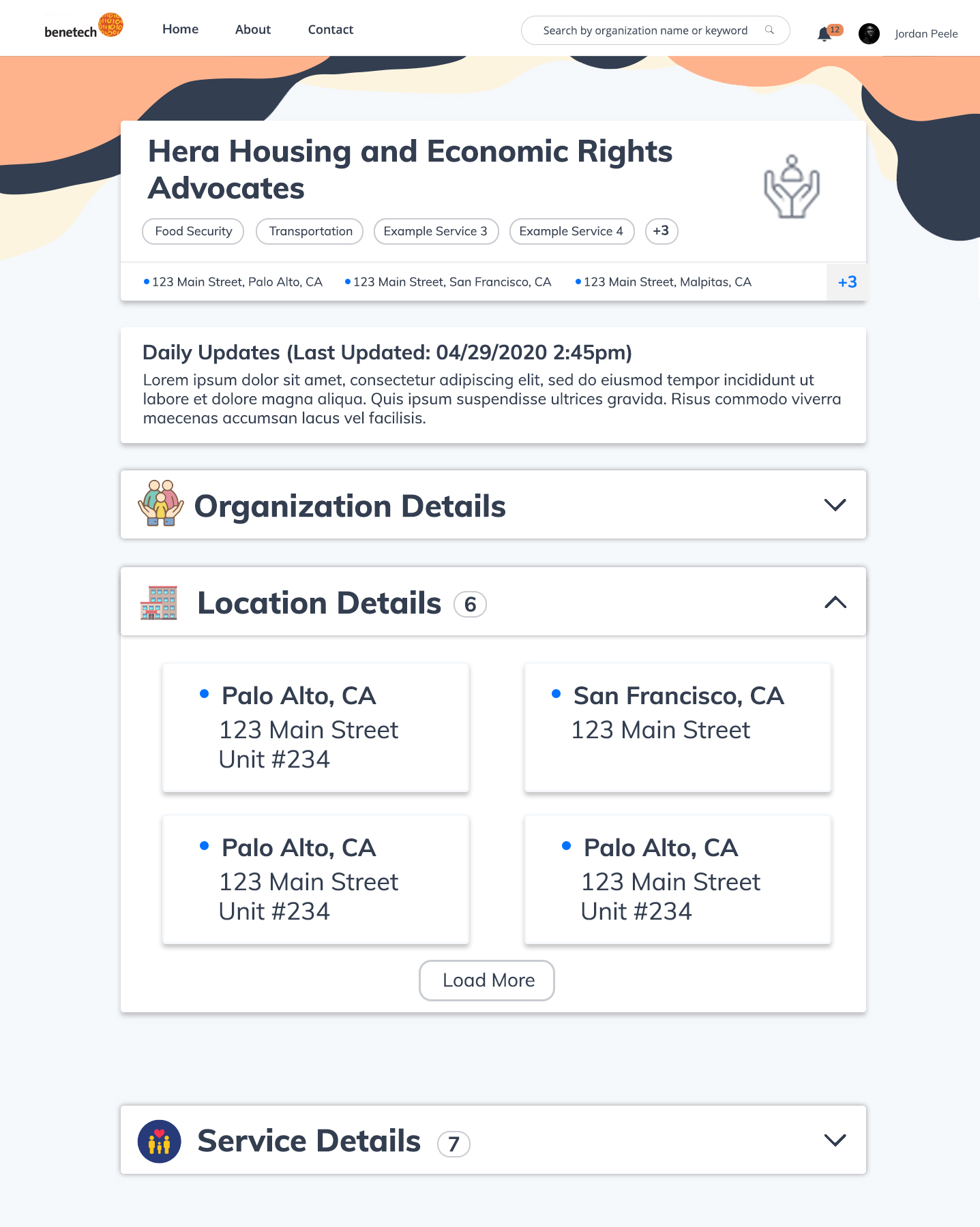 Single record view page · Issue #959 · openreferral/ServiceNet · GitHub