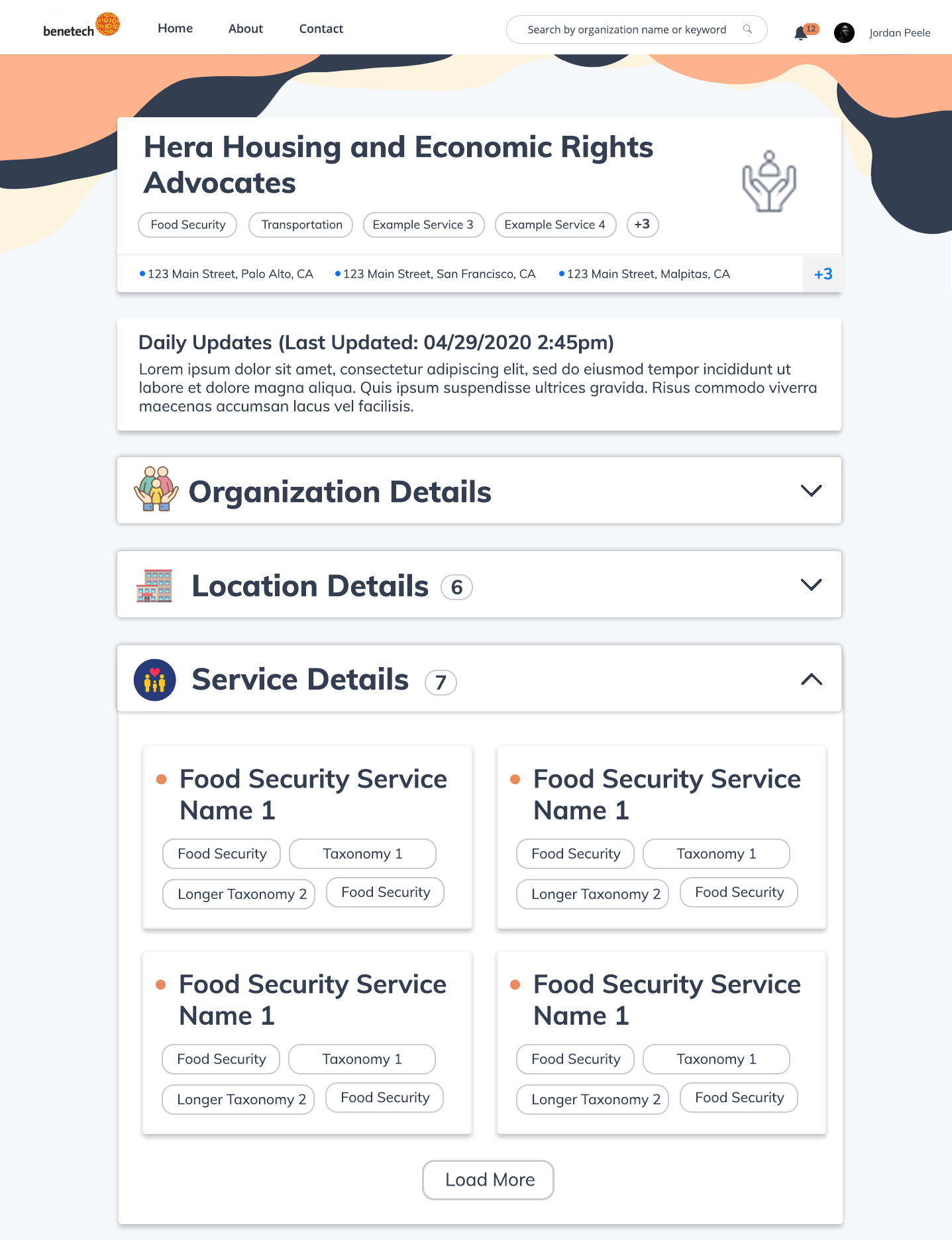 Single record view page · Issue #959 · openreferral/ServiceNet · GitHub