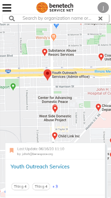 Add map view for records · Issue #1064 · openreferral/ServiceNet · GitHub