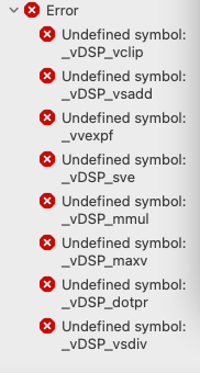 Undefined symbol errors when building for iOS in xcode with SDK v14.0.0 ...