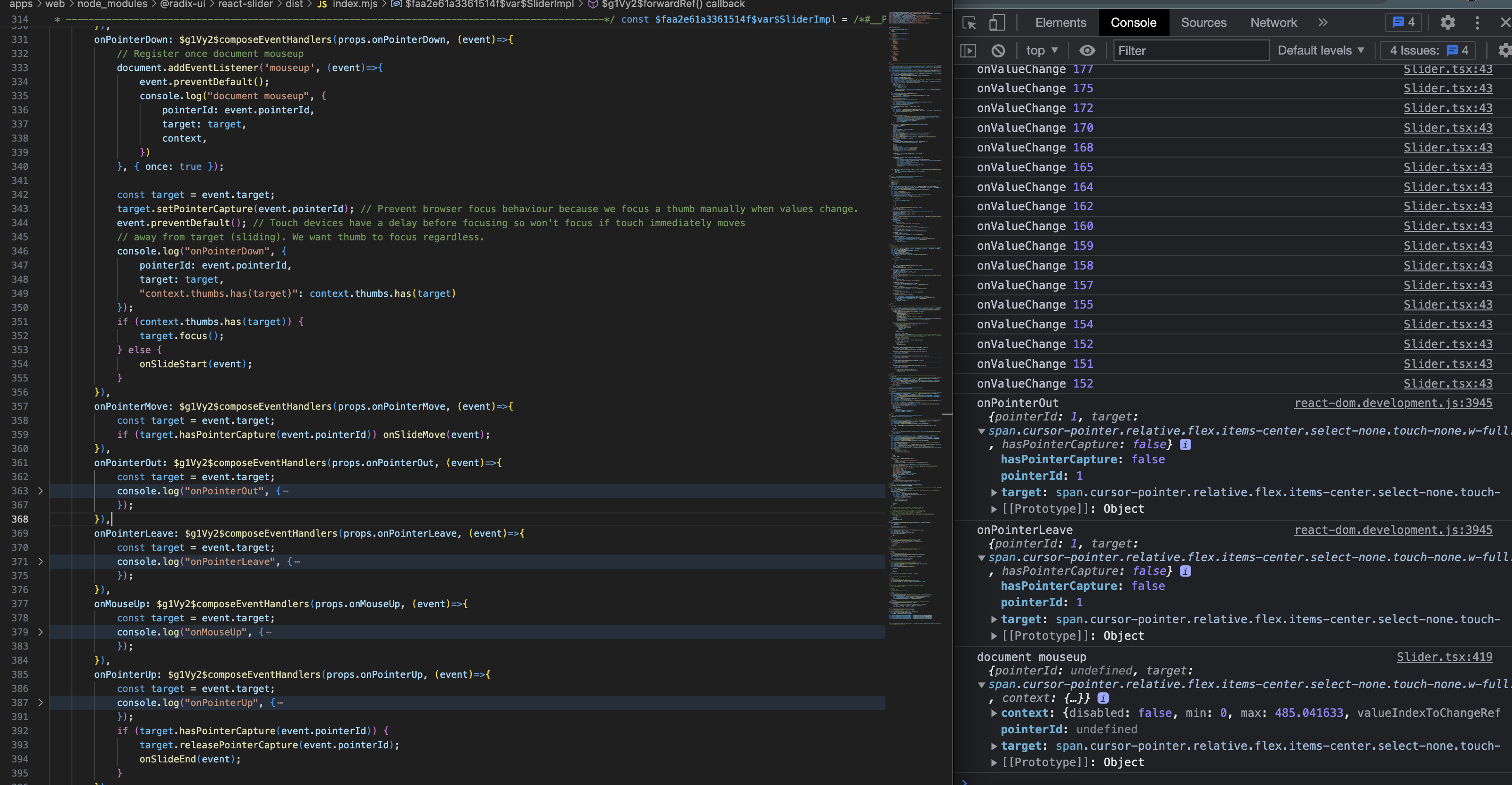 [Slider] onValueCommit not being called properly · Issue #1760 · radix-ui/primitives · GitHub