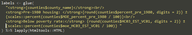 Feature request: improved syntax highlighting for interpolated strings · Issue #3268 · rstudio ...