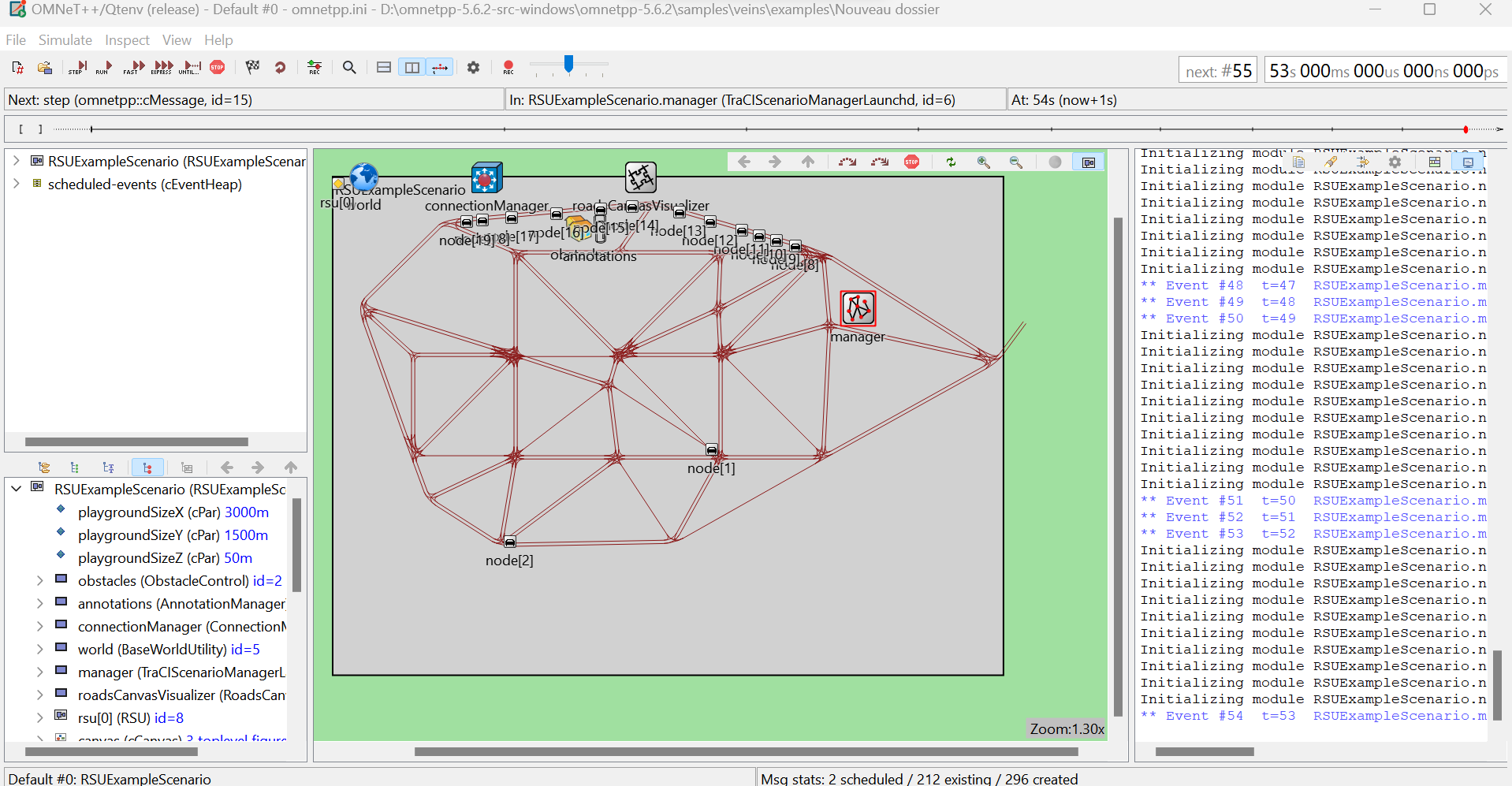 Utilizing SUMO, OMNeT++, and VEINS to Control Vehicles and Send Messages in Simulation · Issue ...