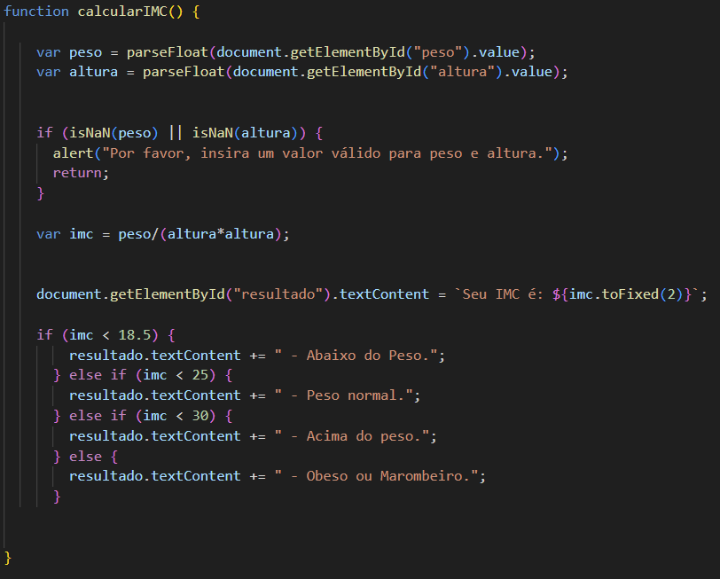 GitHub - arthurmelo0/Calculadora-de-IMC: calcula o IMC :)