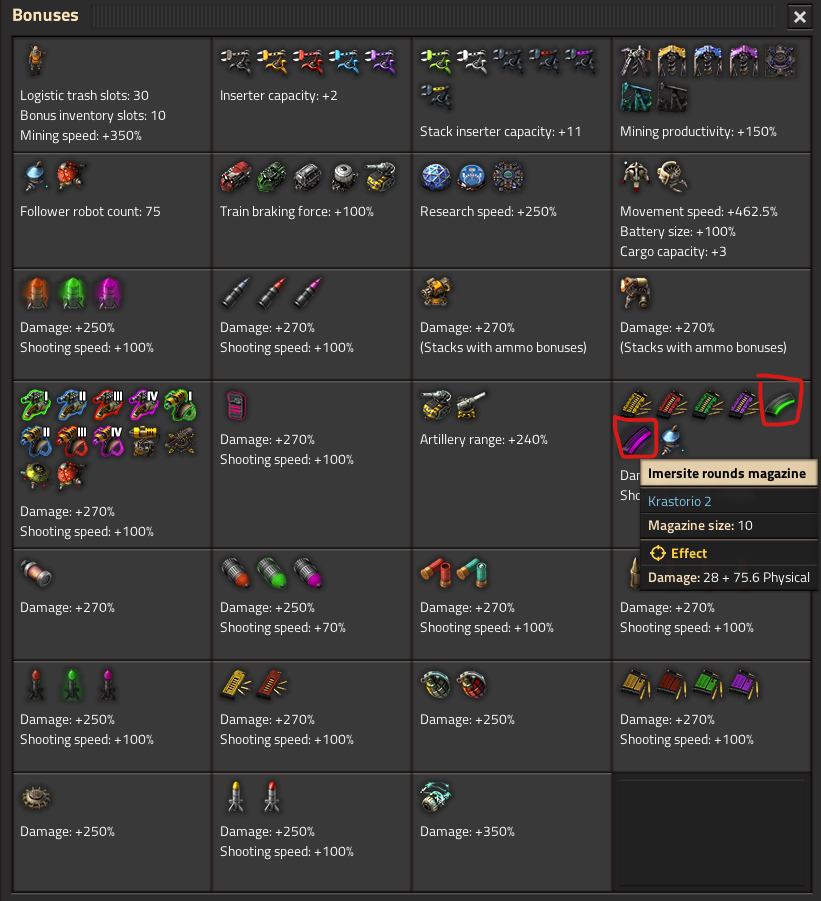 Bonuses tab outdated · Issue #337 · raiguard/Krastorio2 · GitHub