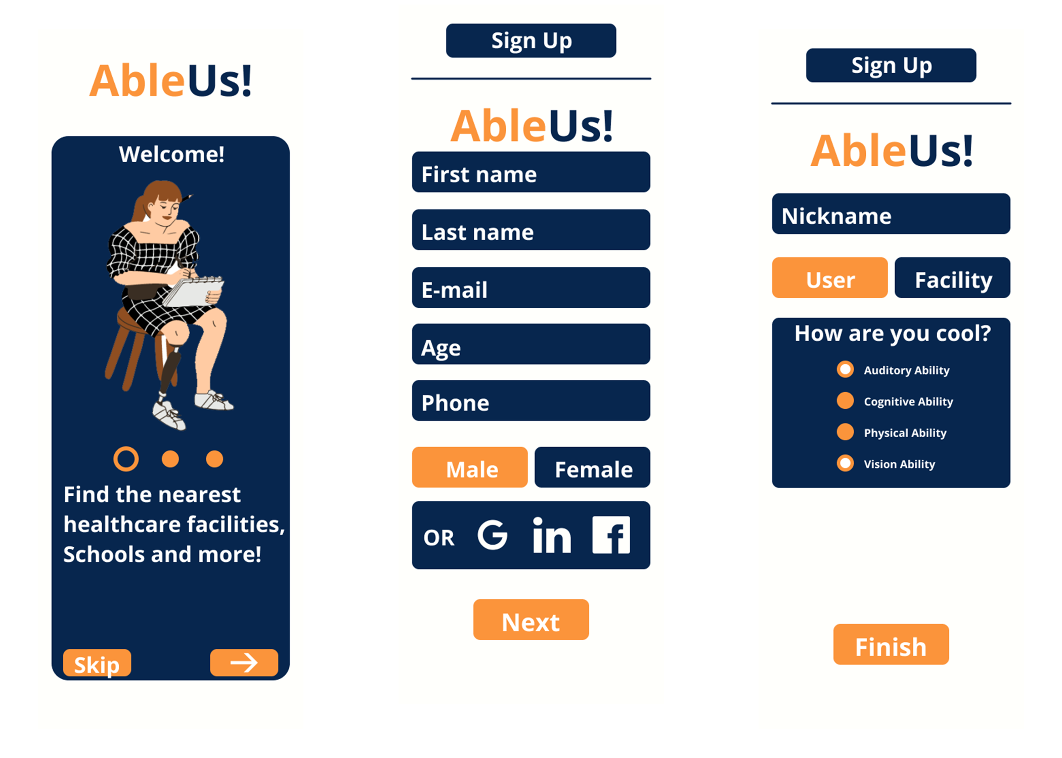 GitHub - GDSC-UOT/AbleUs: AbleUs is an application concerned with making the lives of special ...