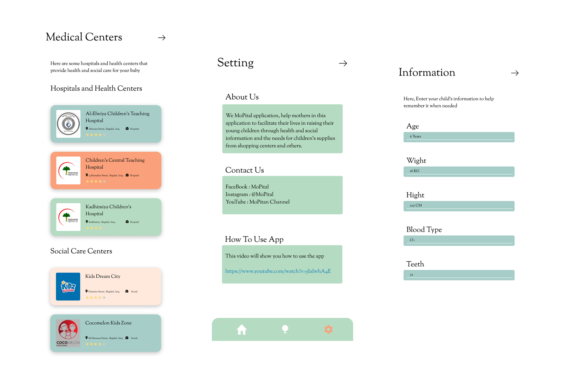 GitHub - GDSC-UOT/MoPital: An application that helps mothers take care of their children in the ...
