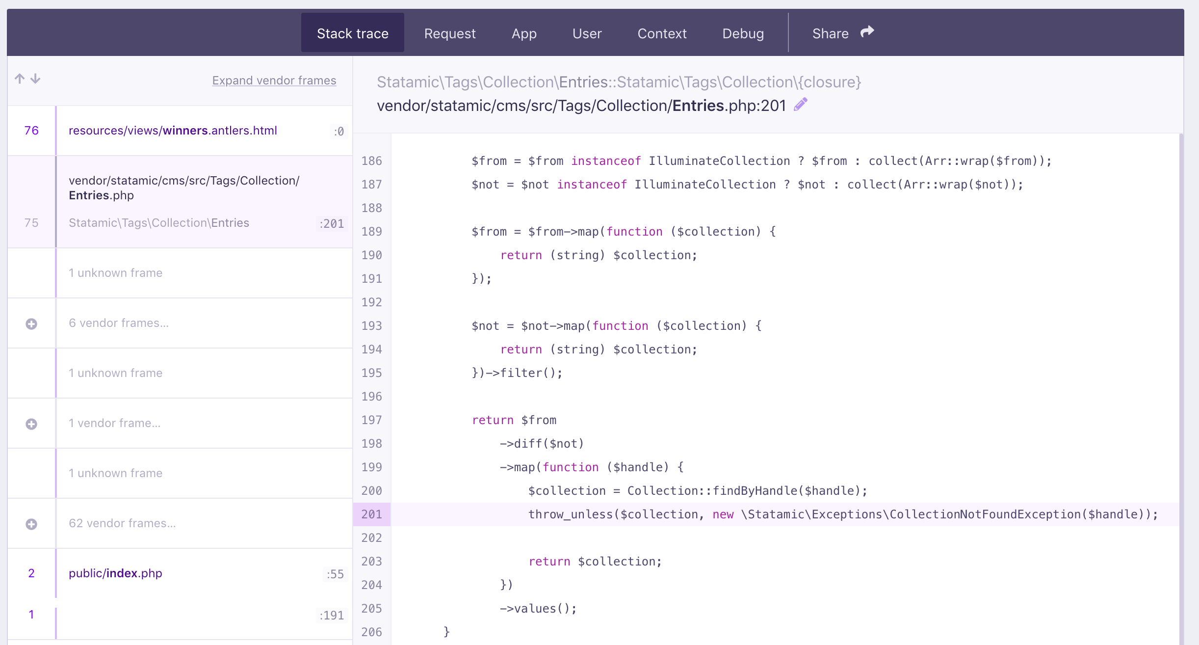 {{ if {collection:count in="collection_name" taxonomy:year="2019"} > 0}} throws an error when ...