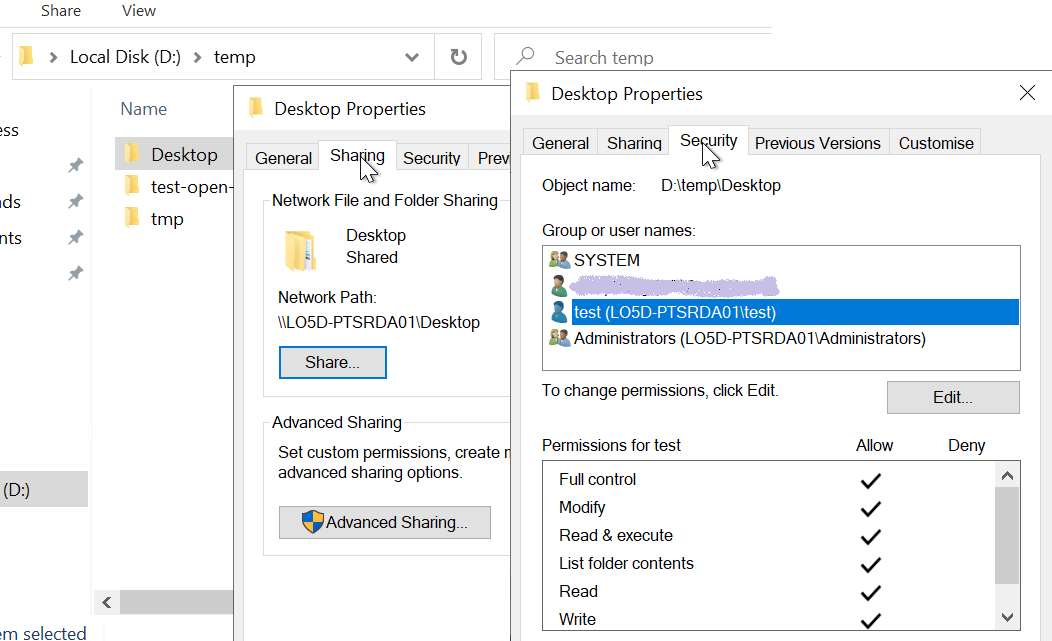 OpenWebStart Cannot create shortcut on Desktop that is network share ...